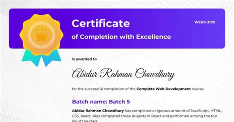 Abidur Rahman Chowdhury On Linkedin Certificatepdf
