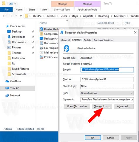 customize send to menu icons in windows 10