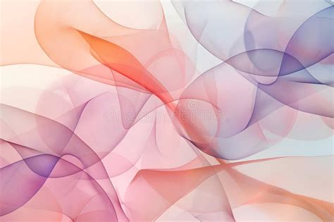 Abstract Pink Purple And Orange Waves Flowing Seamlessly Across A