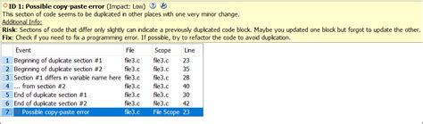 Possible Copy Paste Error A Section Of Code Is Duplicated In Other