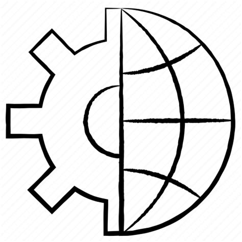 Gear Globe Internet Setting Icon Download On Iconfinder