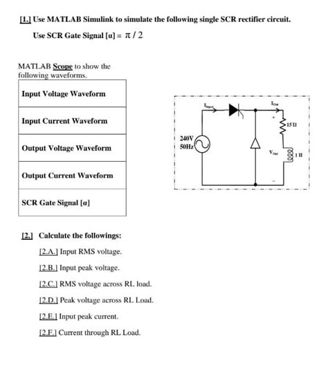 Solved 1 Use MATLAB Simulink To Simulate The Following Chegg