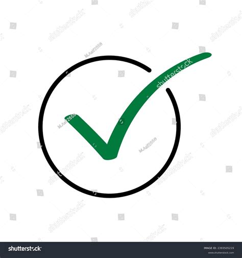 Check Mark Iconcheck Mark Icon Symbols Stock Illustration 2393505219