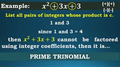 Factoring Quadratic Trinomials Pdf Factoring Quadratic Trinomials Pdf