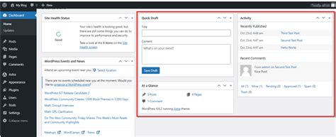 Wordpress Admin Dashboard Tips Tutorial