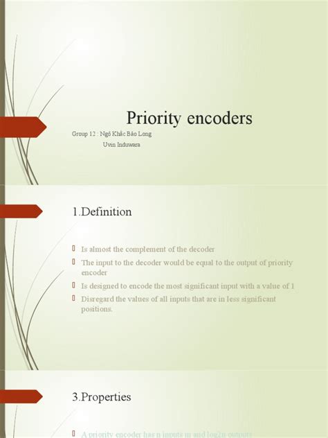 Priority Encoders Pdf