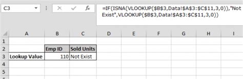 Using VLOOKUP And ISNA Functions To Find Matching Values In Different