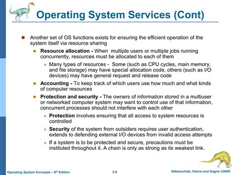 operating system structures of operating system ppt operating