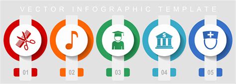 교육 평면 디자인 아이콘 세트 이발소 음악 연구 은행 및 의사 벡터 인포 그래픽 템플릿 웹 버튼 컬렉션과 같은 기타 아이콘 0명에 대한 스톡 벡터 아트 및 기타 이미지