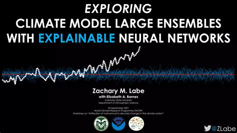exploring climate model large ensembles with explainable neural