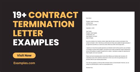 19 Contract Termination Letter Examples To Download