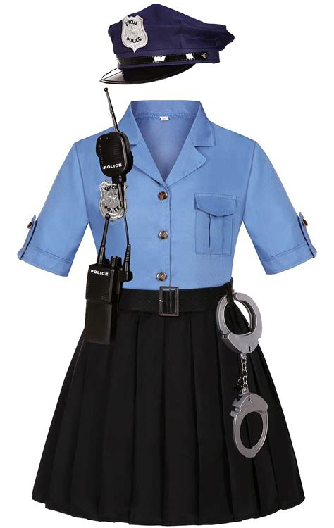 Getyothtop Girls Police Officer Costume Halloween Cosplay Costume Artofit