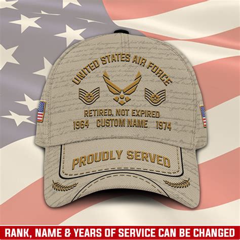 Us Air Force Honor Duty Service Classic Cap Proud Us Veteran