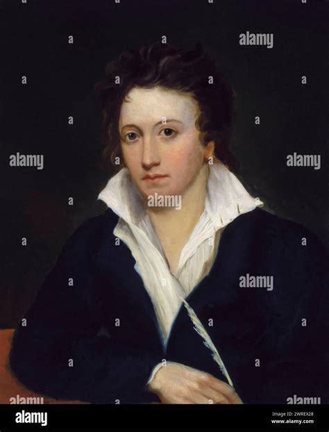 Percy Bysshe Shelley 1792 1822 English Romantic Poet Portrait