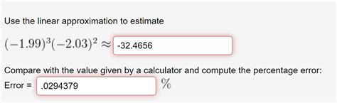 Solved What Is The Linear Approximation Of 1993