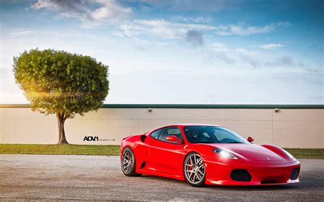 배경 화면 스포츠카 Ferrari 페라리 F430 고성능 차 바퀴 초차 육상 차량 자동차 디자인 자동차 제조