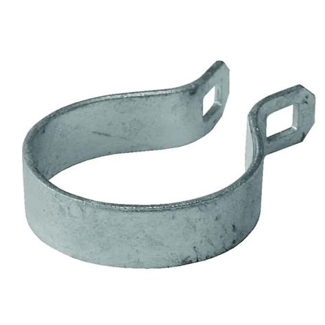 Everbilt 1 58 In Galvanized Steel Chain Link Fence Brace Band