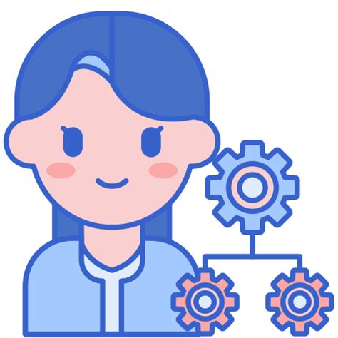 Coordinator Generic Gradient Lineal Color Icon