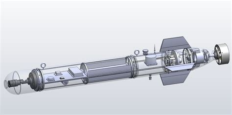 m1670 欠驱动水下机器人三维sw2018带参 cad 说明 step 模型图纸下载 懒石网