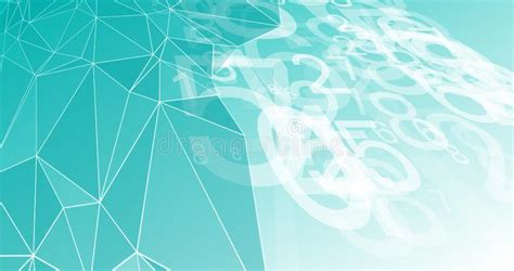 Digital Numbers Chaos Computer Science Innovation Stock Vector Illustration Of Triangle