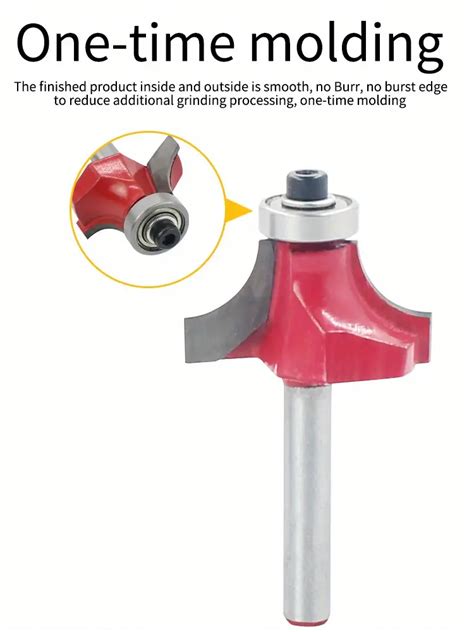 Shank Corner Round Router Bit Bearing Carbide Temu Canada