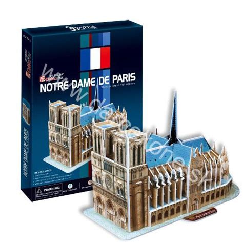 Katedrála Notre Dame 3d Puzzle