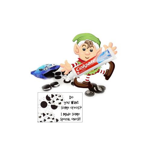 Christmas Elf Toothpaste Cookie Prop Elf Activity Everything Needed