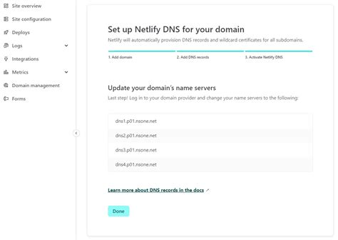 We Can See This On Our Netlify Setup So These Are The Domain Name Servers We Need To Add On Our