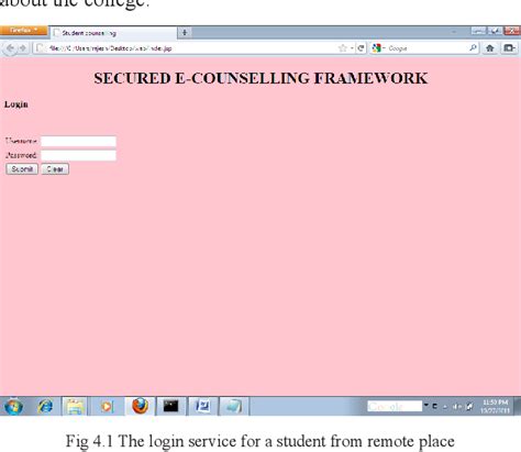 Figure 4 1 From Secured E Counselling Framework Using Composite Web Services Semantic Scholar