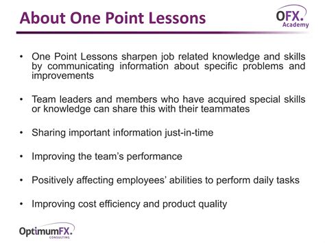 One Point Lessons Opls Pptx