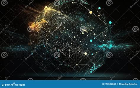 Big Data Visualization Graphic Abstract Background Communication