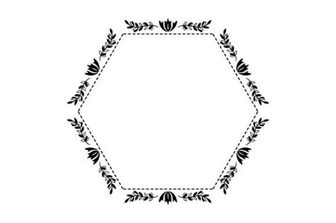 Monogram Frame Svg Circle Arrow Flower Monogram Frames Creative
