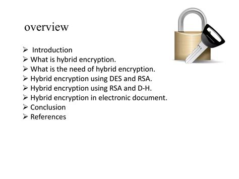 hybrid encryption ppt ppt
