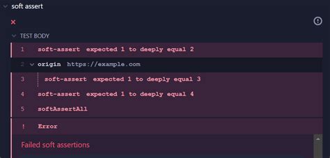Chai Cypress Soft Assertions With Cyorigin Why Is It Passing A