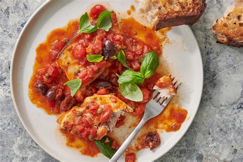 Swordfish With Tomatoes Recipe