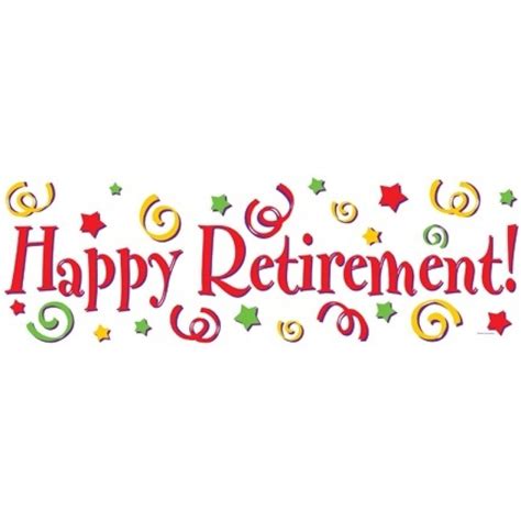 Retirement Celebration Clip Art