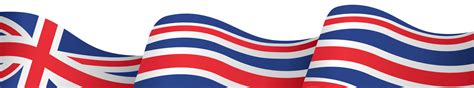 Waving Flag Of Uk Isolated On Png Or Transparent Background Symbols Of