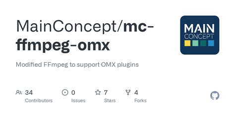 github mainconcept mc ffmpeg omx modified ffmpeg to support omx plugins