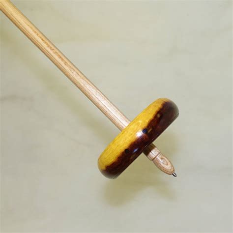 Signature Series Tahkli Style Support Spindle Light Weight Titanium Tipped In Red Morrel