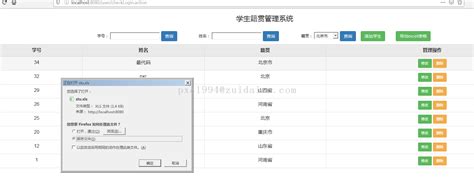 Ssm框架整合springspring Mvcmybatis开发学生籍贯后台管理系统 代码 最代码