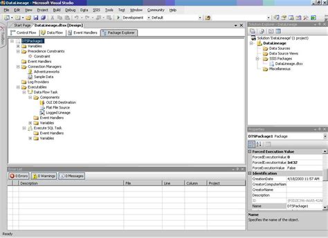 Using The Sql Server 2005 Integration Services Class Library Codeguru
