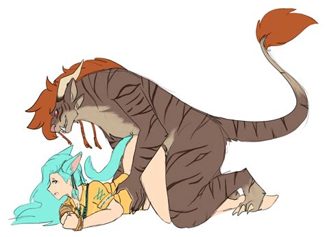 Rule 34 Blue Eyes Blue Hair Bondage Cat Ears Cat Tail Catgirl Charr