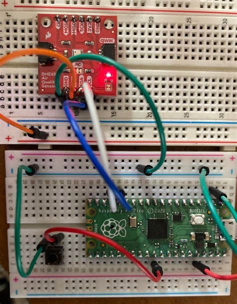 Sparkfun Bme680 Environmental Breakout Using Circuitpython Rraspberrypipico