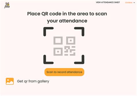 qr code authentication app by christine on dribbble