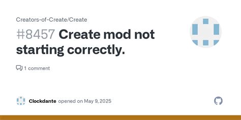 Create Mod Not Starting Correctly · Issue 8457 · Creators Of Create