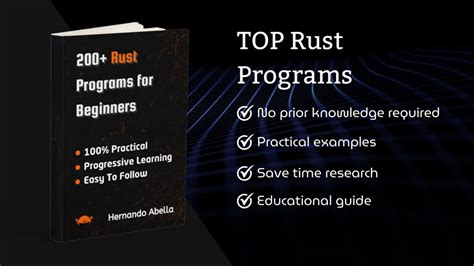 200 Rust Programs For Beginners