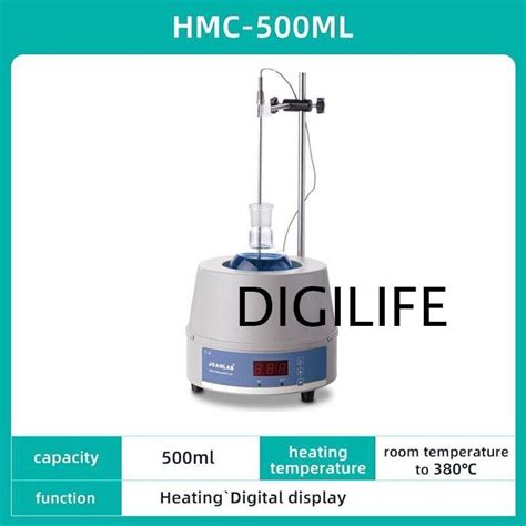 Jual Heating Mantle Probe Sensor Temperature Joanlab HMC 500ml Electric Lab Mixer Stirrer