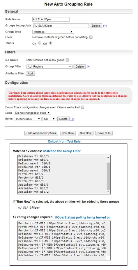 Service Level Agreement SLA Reporting Statseeker Documentation