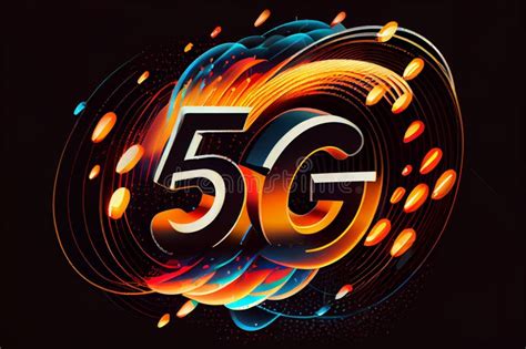 5g Network Wireless Internet Wi Fi Connection Stock Illustration