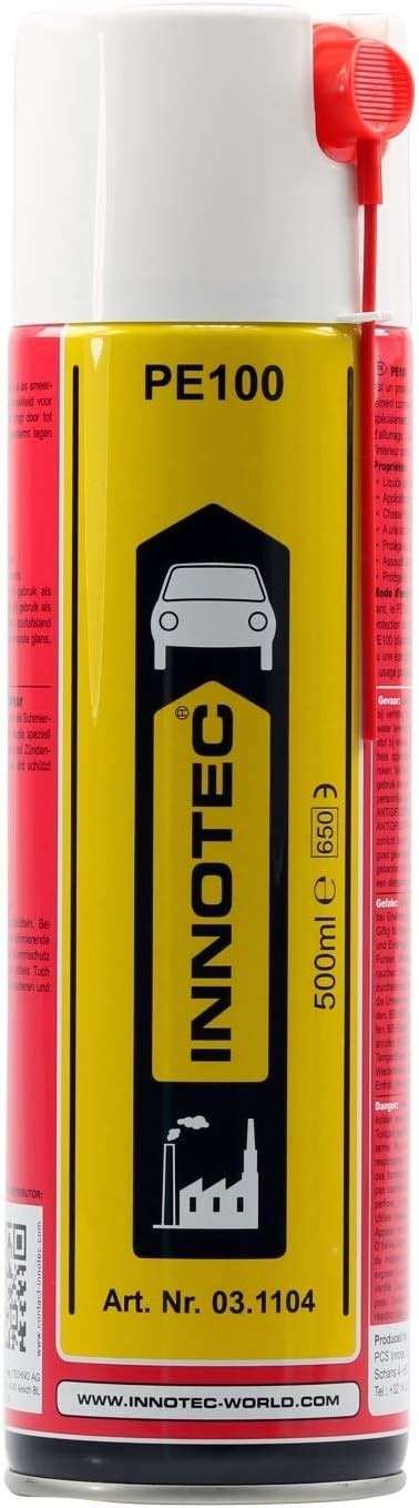 Innotec Pe100 Kunststoffpflege Silikonspray 500 Ml Spraydose Amazon De Auto And Motorrad